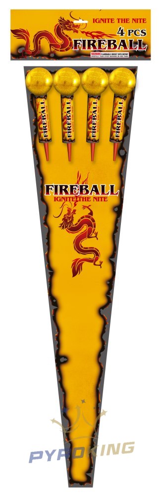 Fireball 4stk 18opak 22303-1 F2 MEGA HUK - SRPYRO - Pyroking.pl
